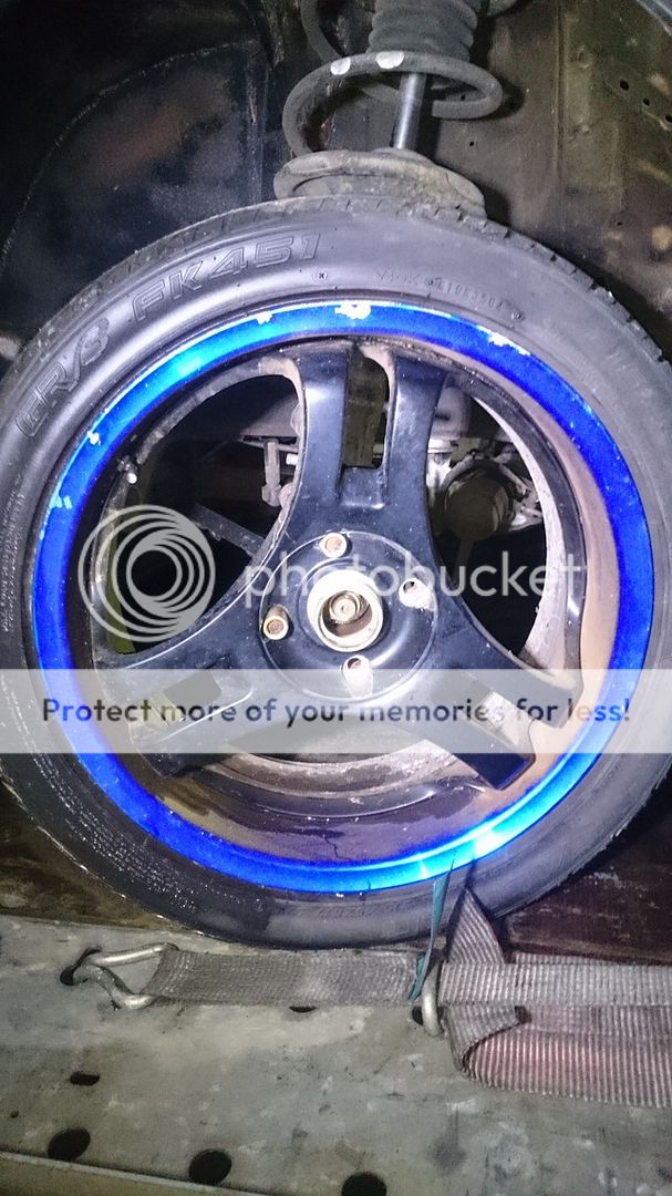 Super Advan Racing Wheels 17x8.5 et38 4x100 "3 spoke"